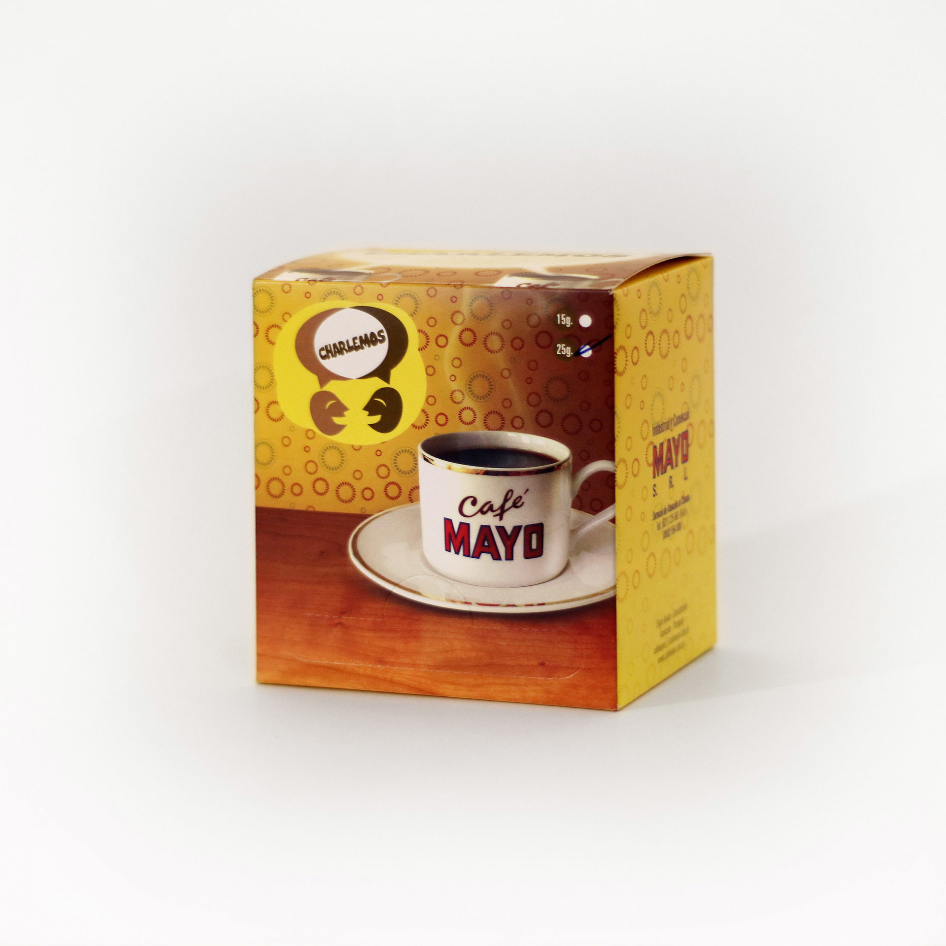 Café Mayo Torrado Con Azucar Blanco Molido 25 gr. Caja (20 Unidades ...